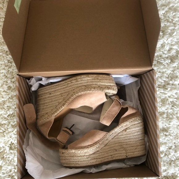 Soludos | Shoes | Soludos Positano Platform Suede Espadrille Wedge ...